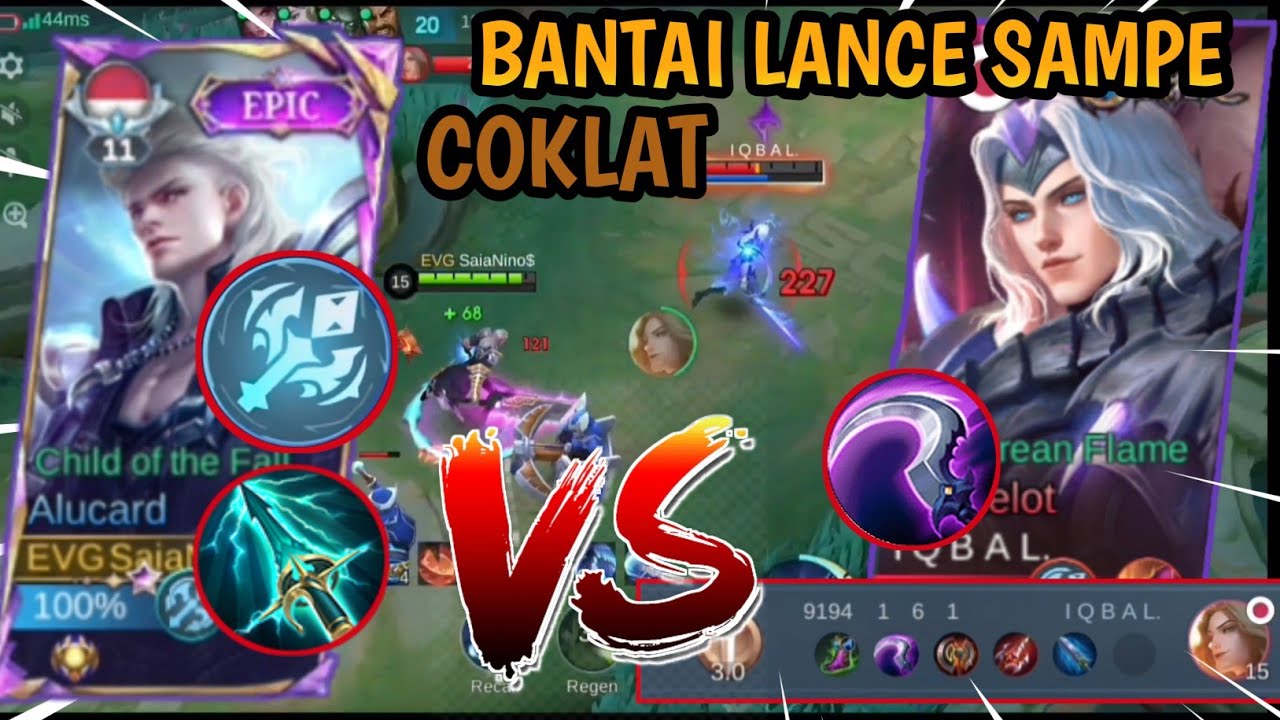 ALUCARD GACOR TALENT LETHAL IGNITION LAWAN LANCELOT | BUILD EMBLEM ...