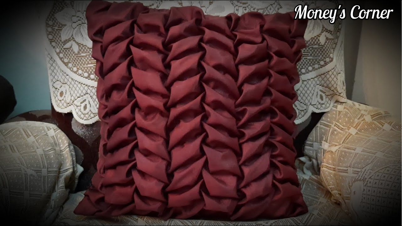 Smocking Pattern Cushion Cover | Simple design| Money's Corner - YouTube