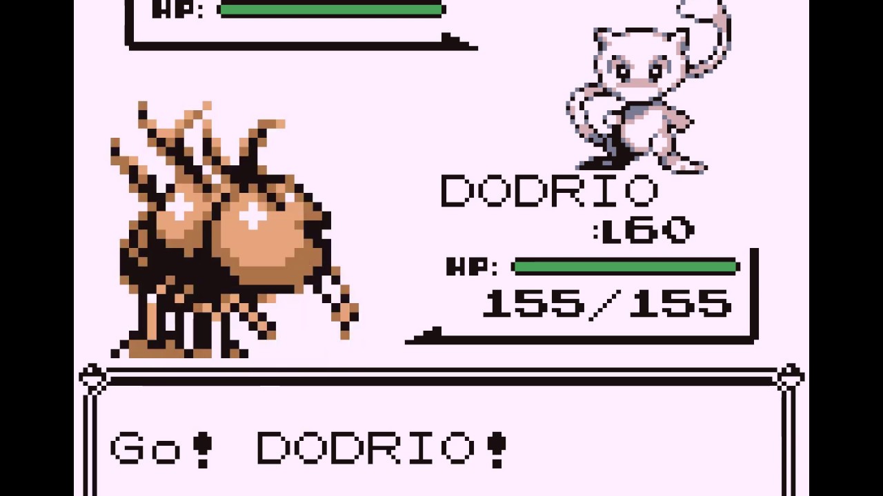 Pokemon Red - Ditto glitch with only one long-range trainer left ...