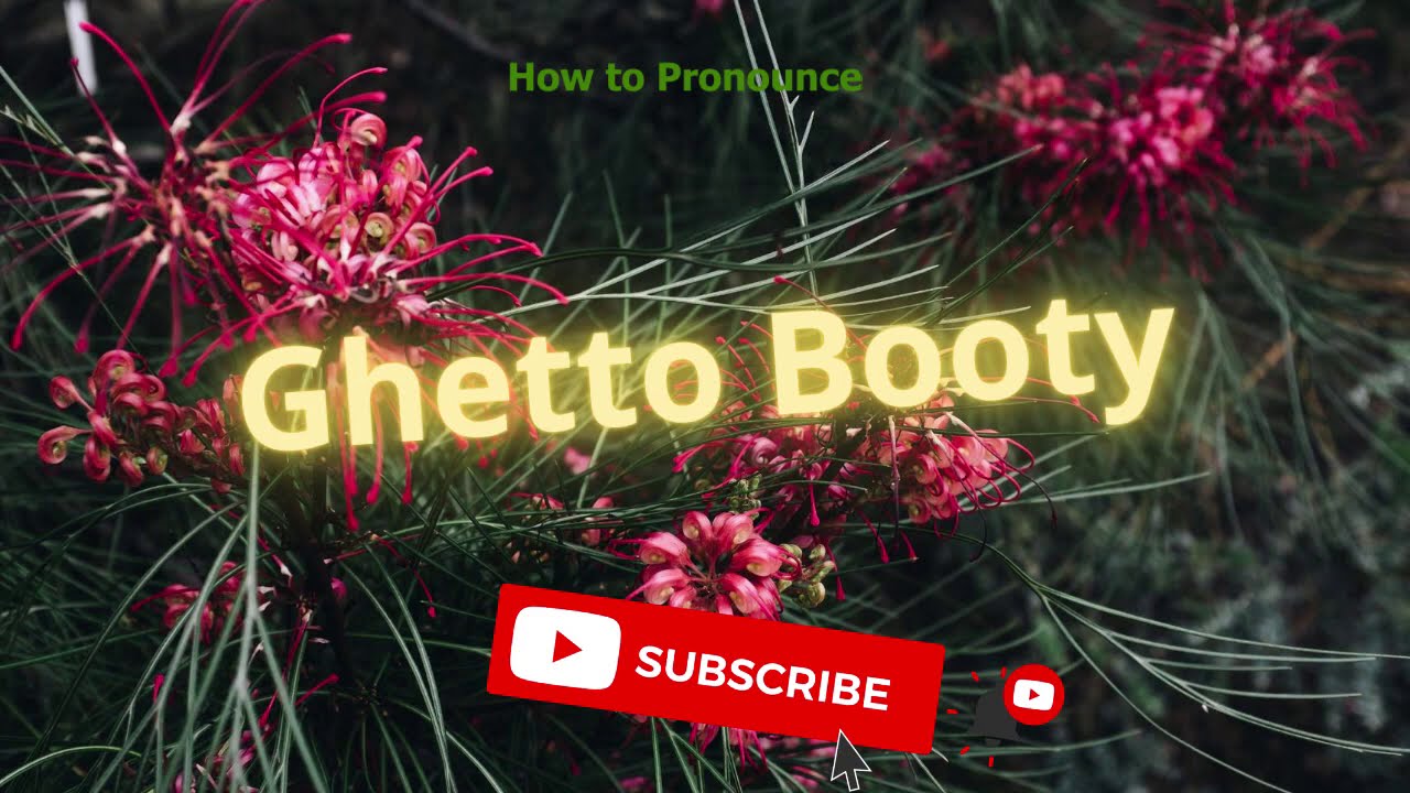 Ghetto Pronunciation Of Words at Ruth Flaherty blog