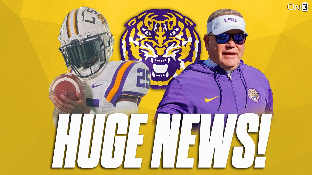 LSU Tigers MASSIVE Win, Landing No. 1 RB Harlem Berry over Texas & UF ...