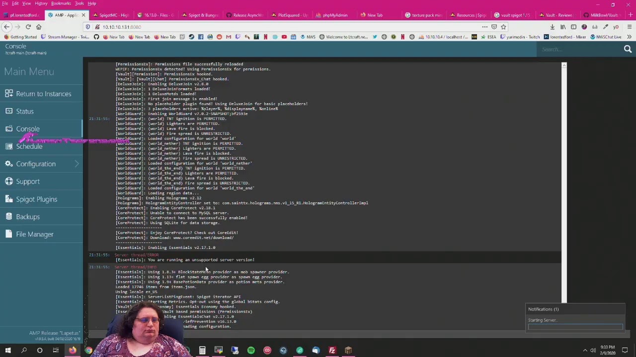 Ltcraft.net server maintenance in progress! mc.Ltcraft.net - YouTube
