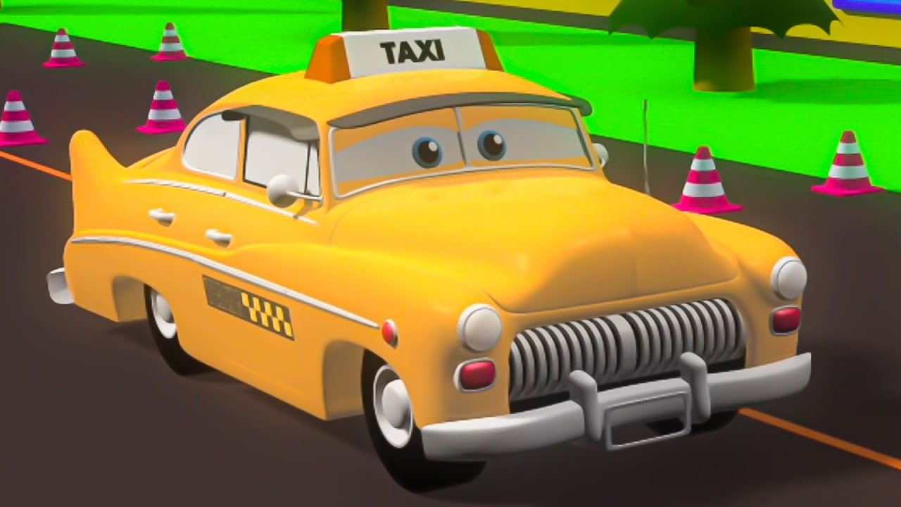Taxi Formation Video for Kids + More Vehicle Videos - YouTube