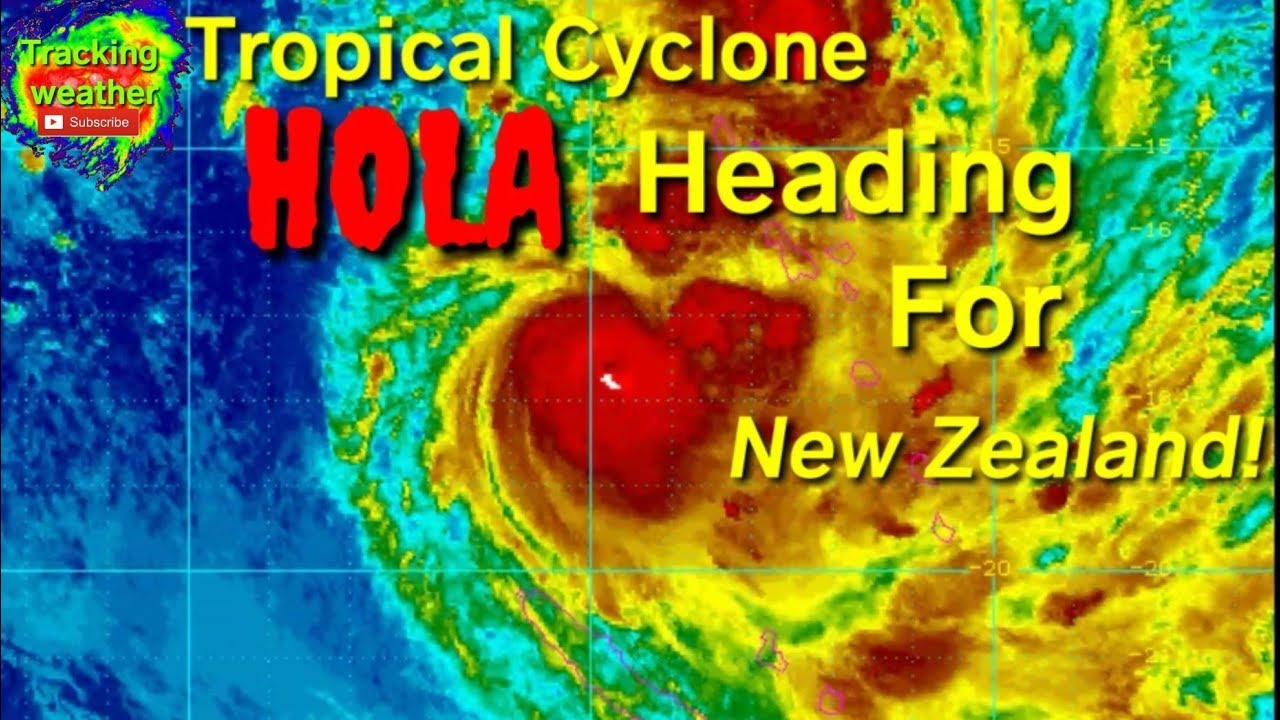 Tropical Cyclone Hola Heading For New Zealand, March 8 2018 - YouTube