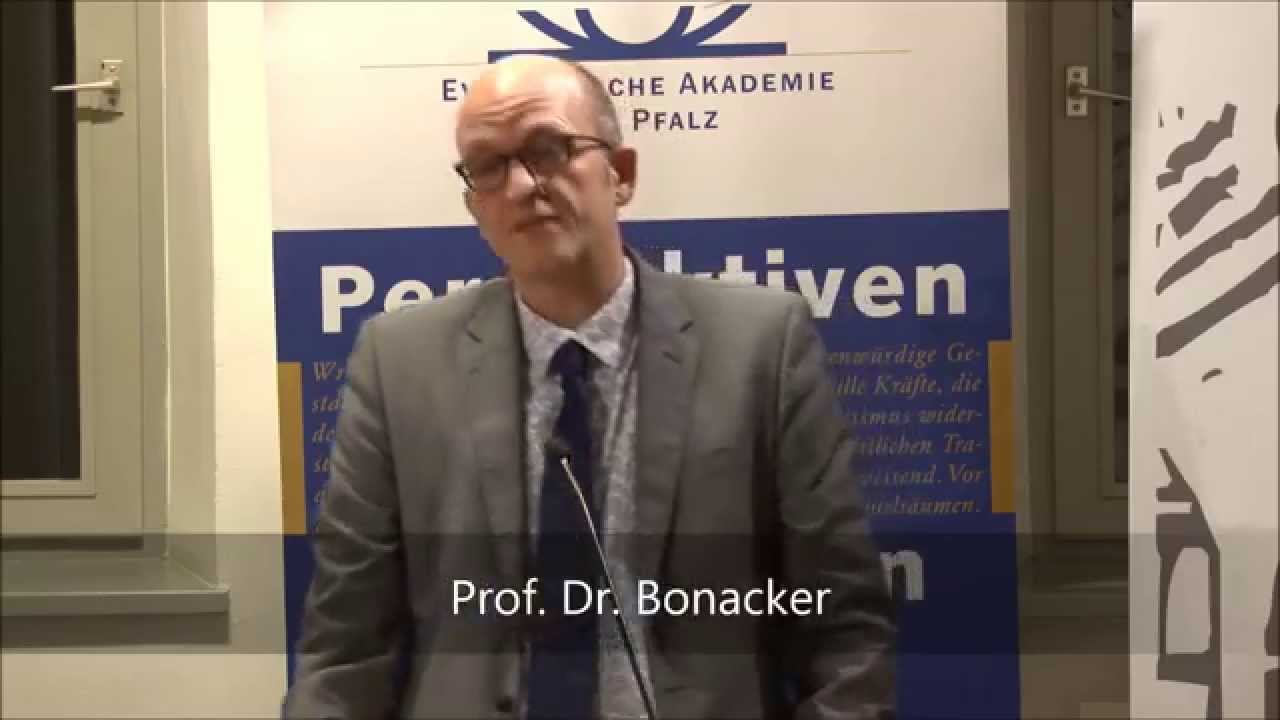Landauer Akademiegespräche 2014|2015 Prof. Dr. Bonacker - YouTube