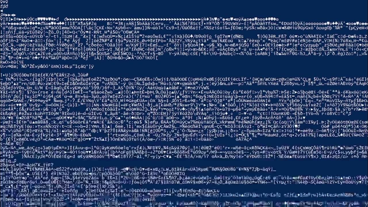 powershell weird noise - YouTube