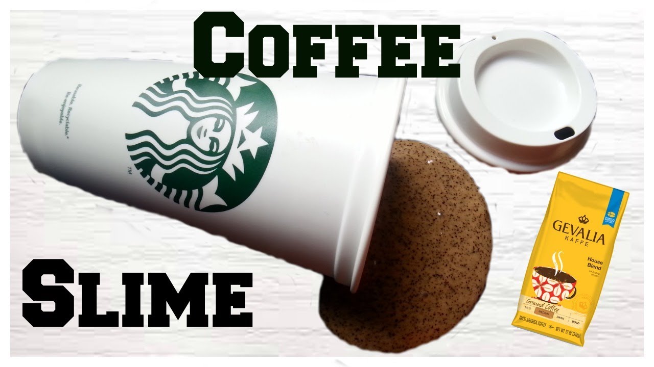 DIY Coffee Slime | How To Make Slime Using REAL Coffee Grounds - YouTube