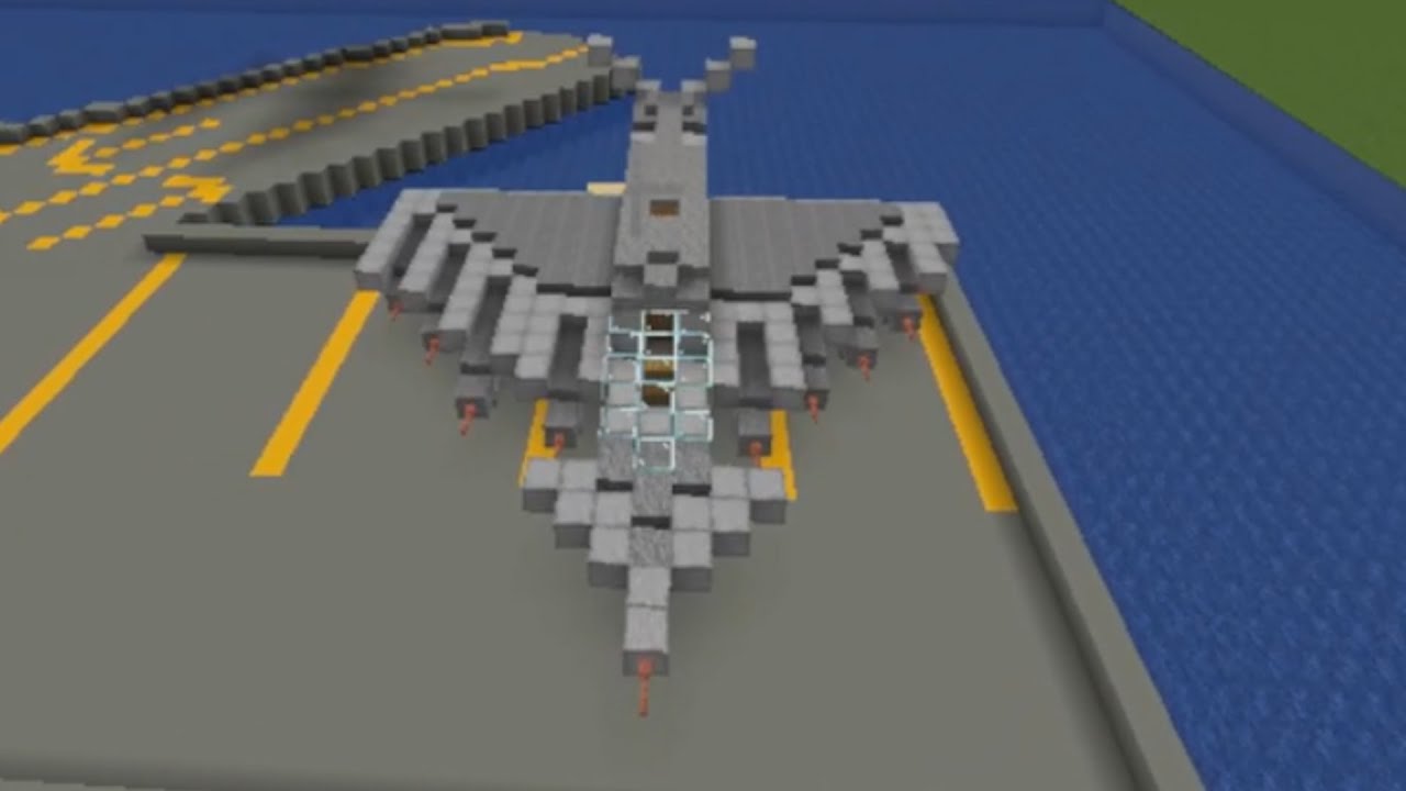 Minecraft: 5 Types Of FIGHTER JET AIRCRAFTS On JET CARRIER SHIP Build ...