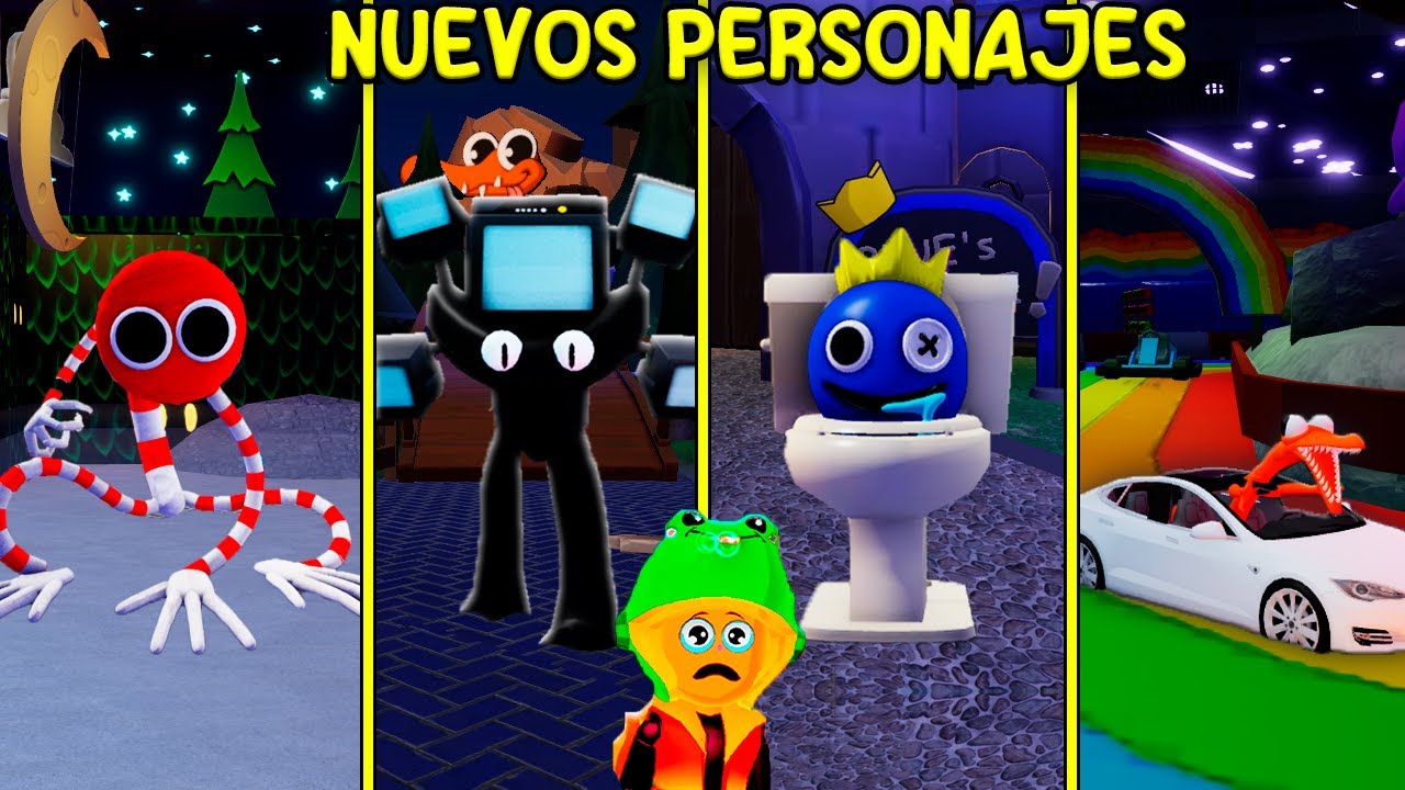 ¡NUEVOS PERSONAJES de RAINBOW FRIENDS CHAPTER 2! en ROBLOX SIMBA - YouTube
