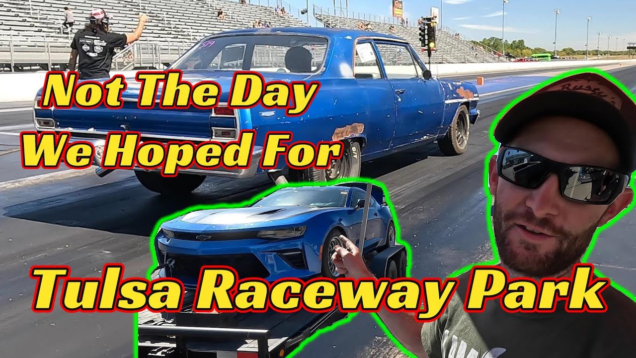 Cars Coffee & Drag Racing at Tulsa Raceway Park - Not Our Day - YouTube