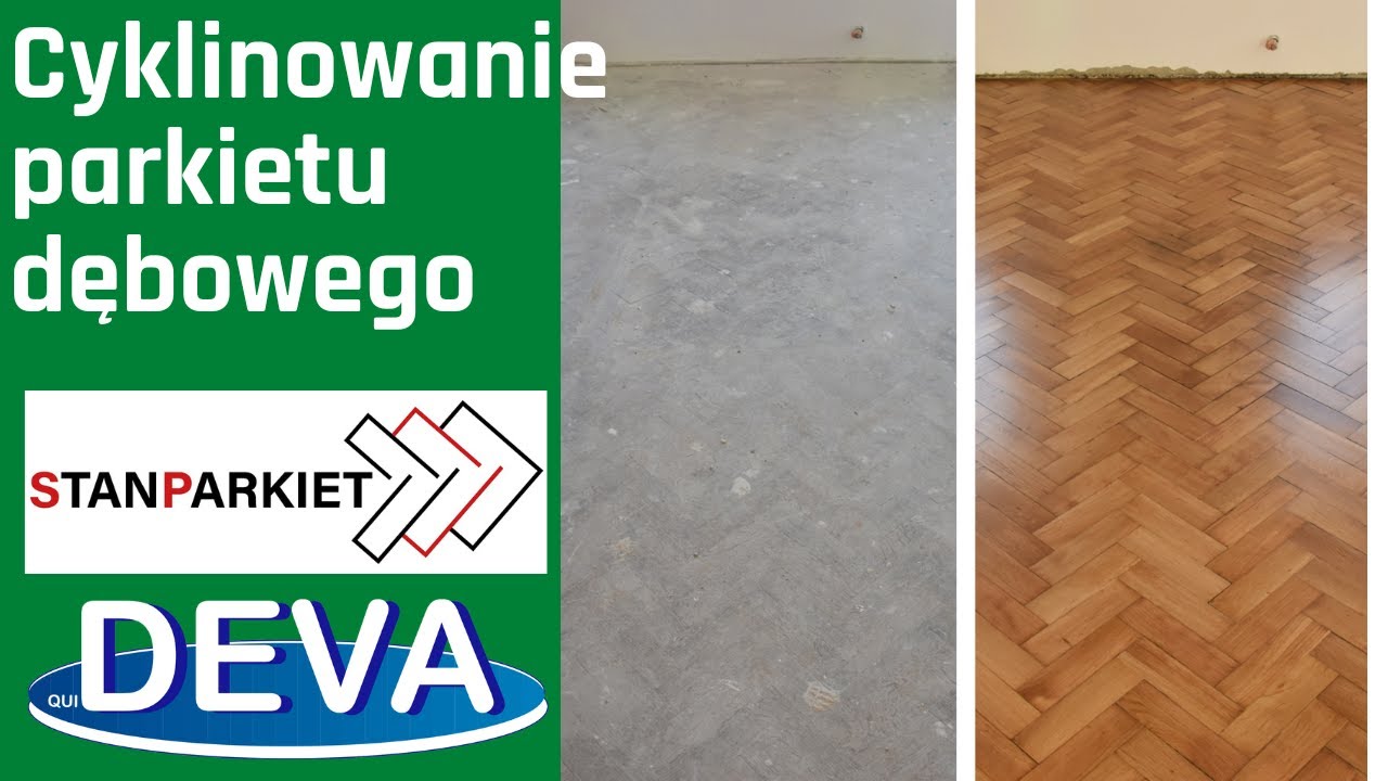 cyklinowanie parkietu dębowego. - YouTube