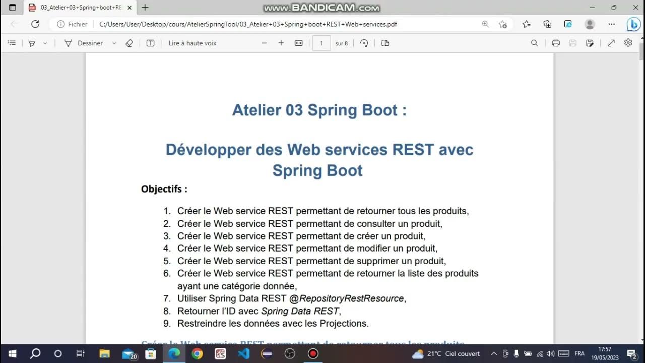 Spring Boot: Présentattion de l'atelier03: Développer des Web services REST avec Spring Boot ...