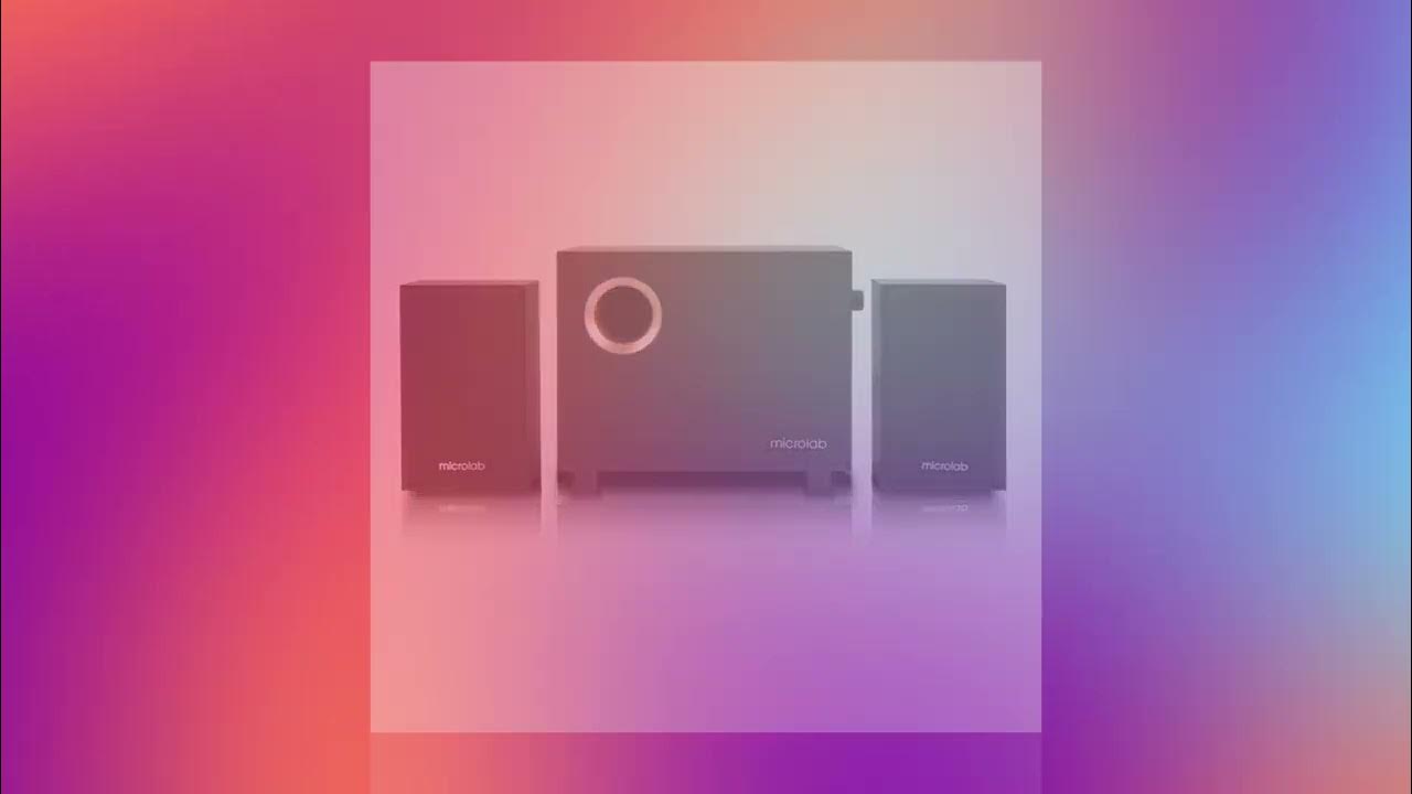 Microlab M105 BT Speaker (RE&C) - YouTube