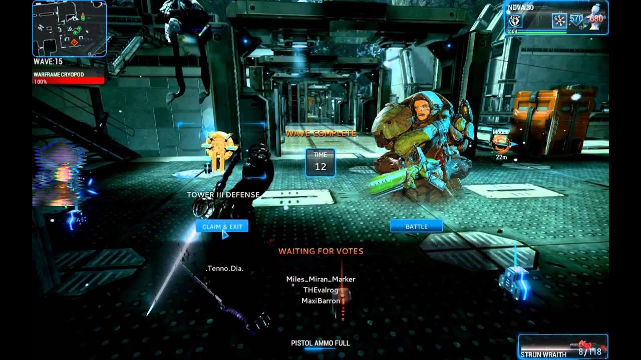 Warframe : Farm Void Key - T3 Defense - YouTube
