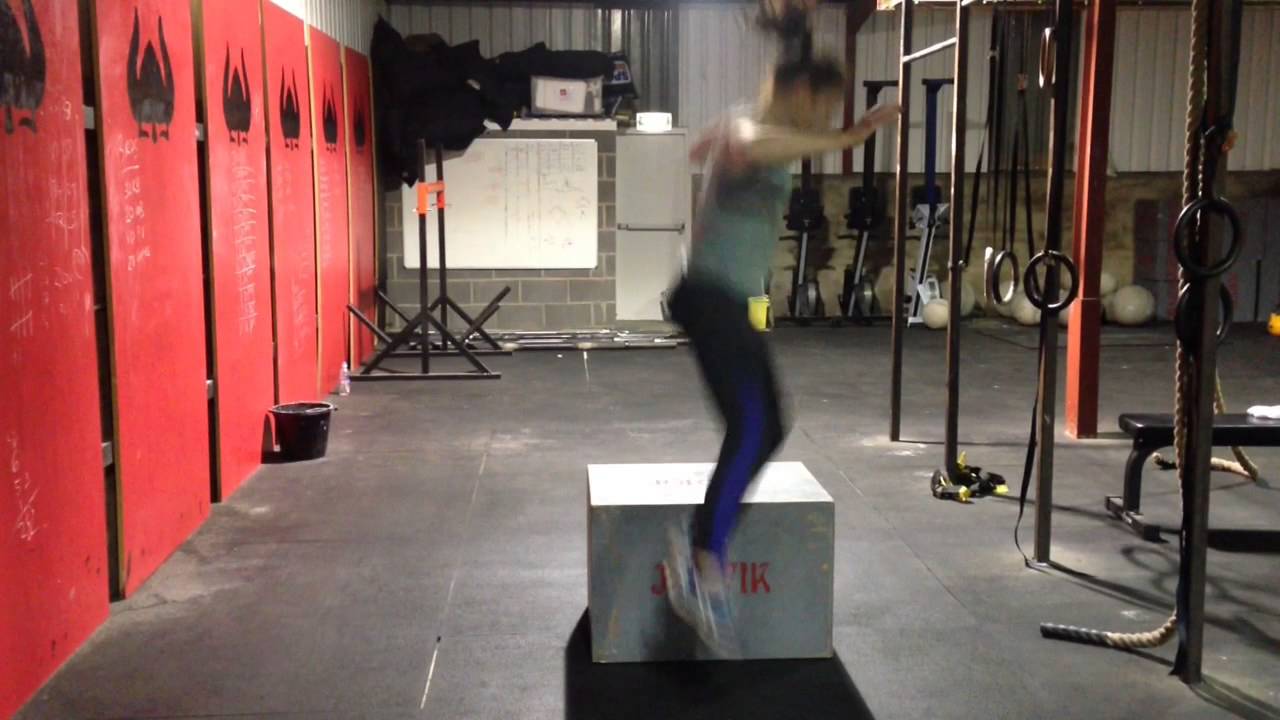 Lateral burpee box jumps - YouTube