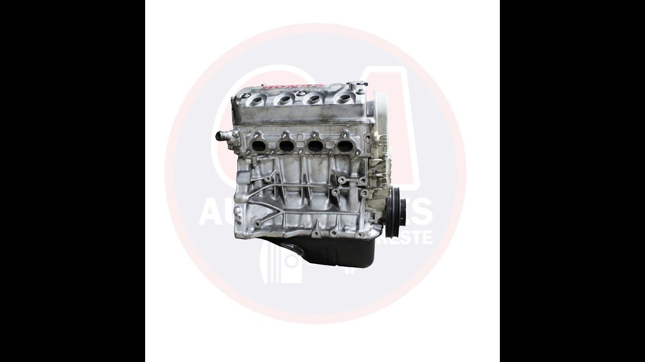 Motor HONDA CIVIC 1 6 VTEC D16Y8 43854 - YouTube