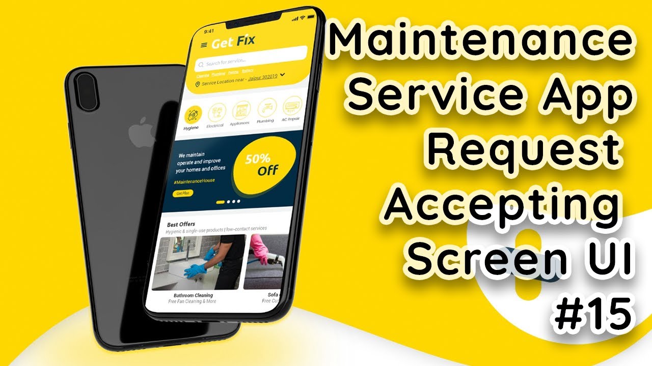 Online Maintenance Service App in Flutter: Create Request Accepting ...
