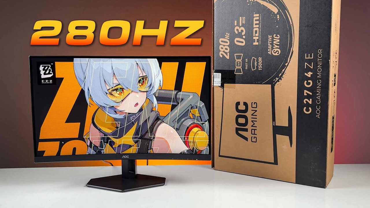 Trên tay AOC C27G4ZE: Hơn 3 triệu có màn hình 280HZ, 124% sRGB & 1 Tỷ ...