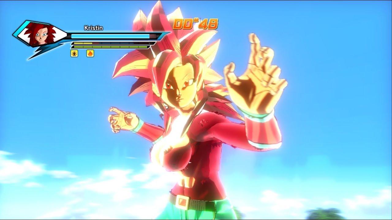 SSG Female vs Vegito ss4 DBXV (MODS) - YouTube