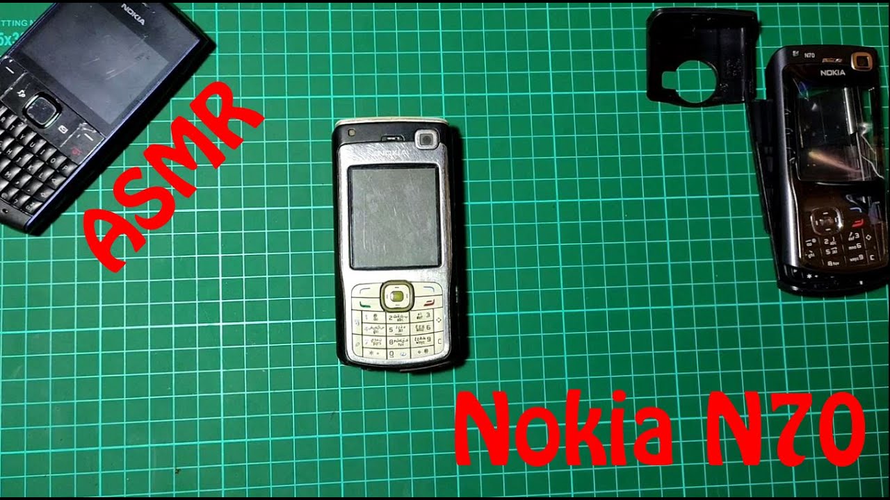 ASMR bongkar HP nokia jadul N70 - YouTube