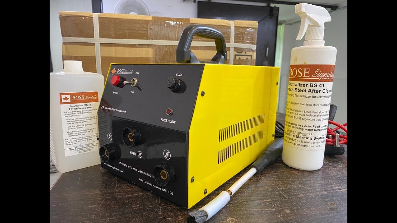 Cleaning Stainless Steel TIG Welds | Weld Cleaner | Electrochemical ...