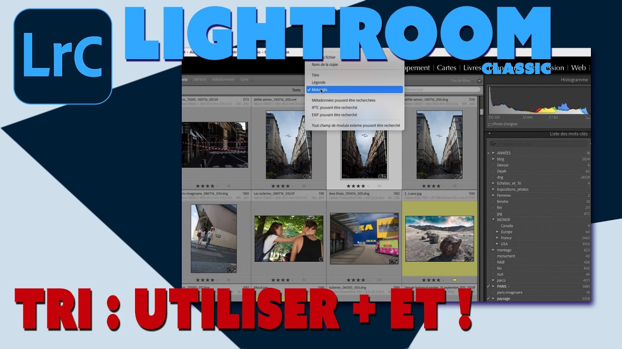 Lightroom Classic - Astuces - Utilisation de "+" et "!" pour le tri ...
