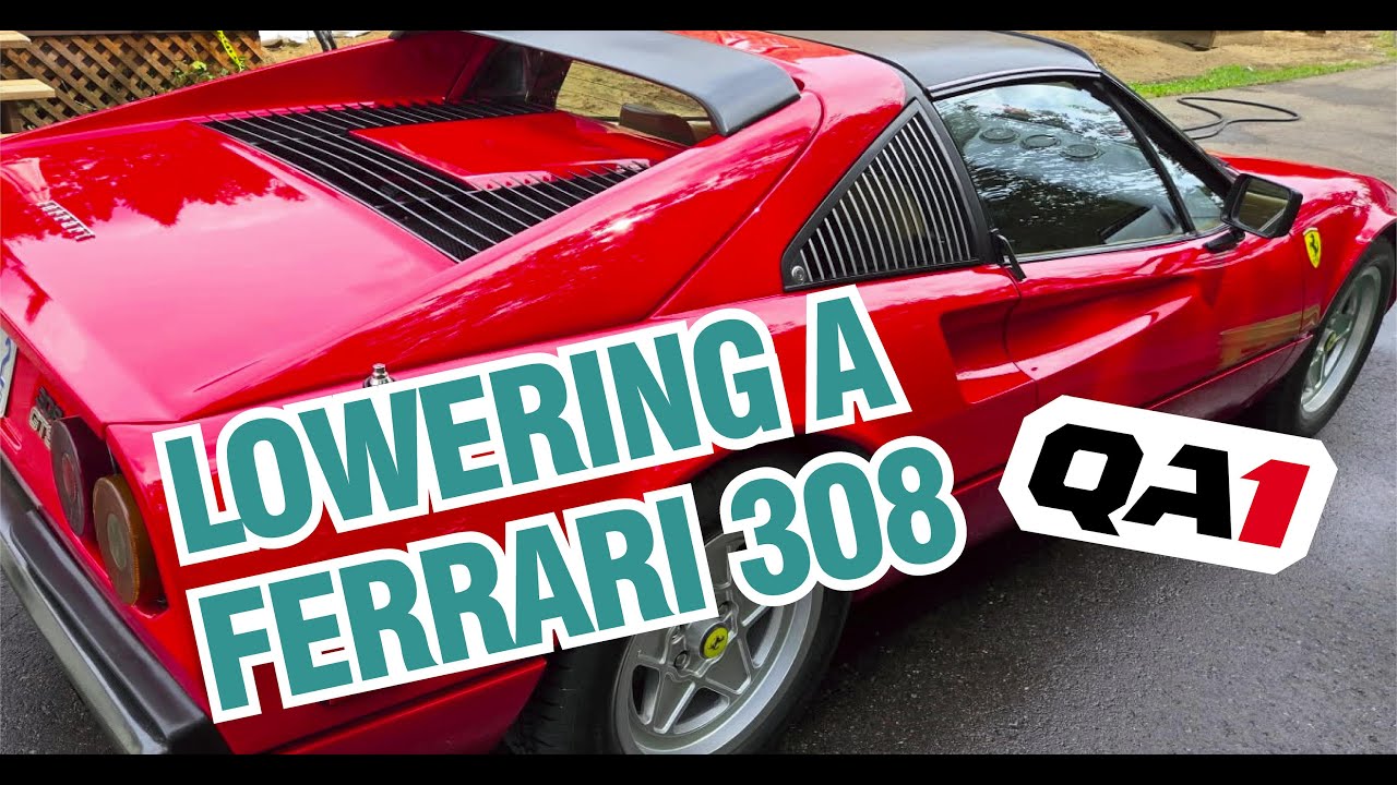 Lowering A Ferrari 308 GTSi - YouTube