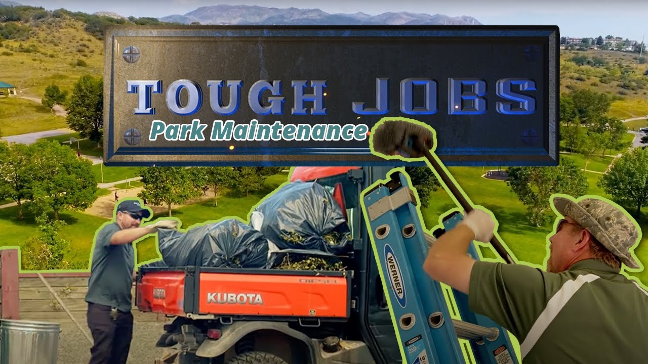 Park Maintenance: Dog Poop and Trash Pick Up! | Tough Jobs - YouTube