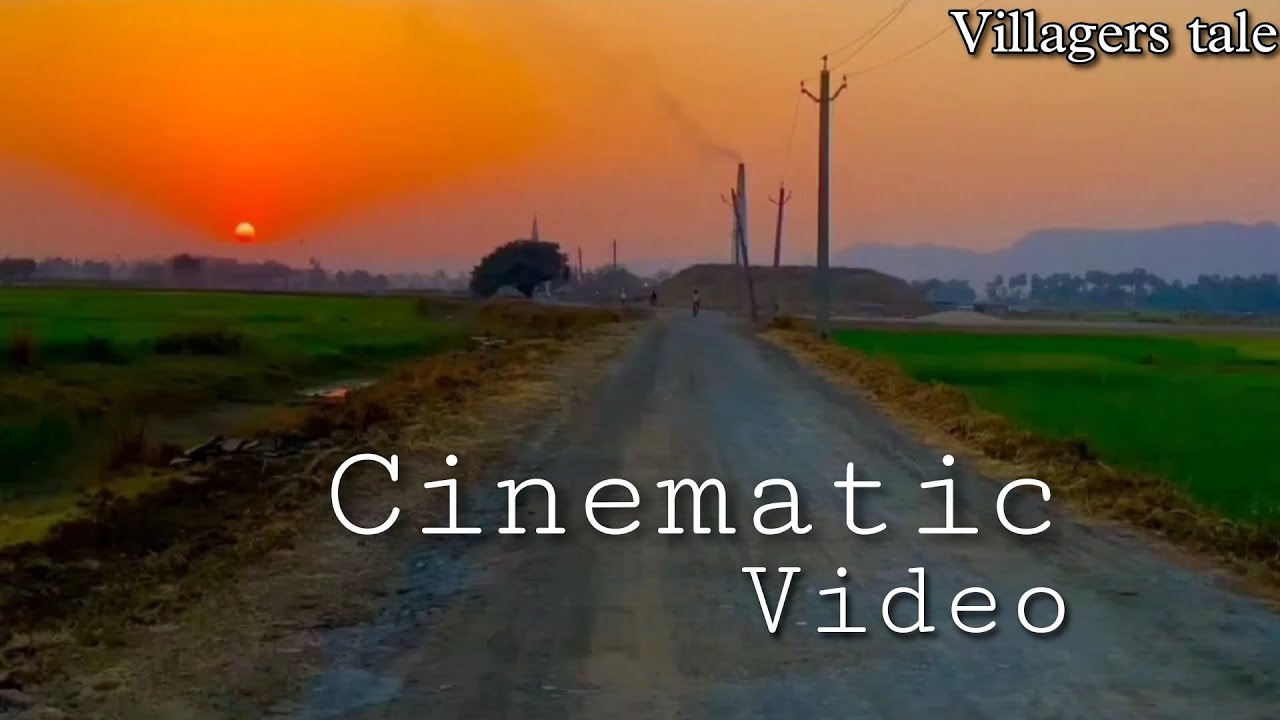 Best Cinematic video of Village | My beautiful journey | Villagers tale ...