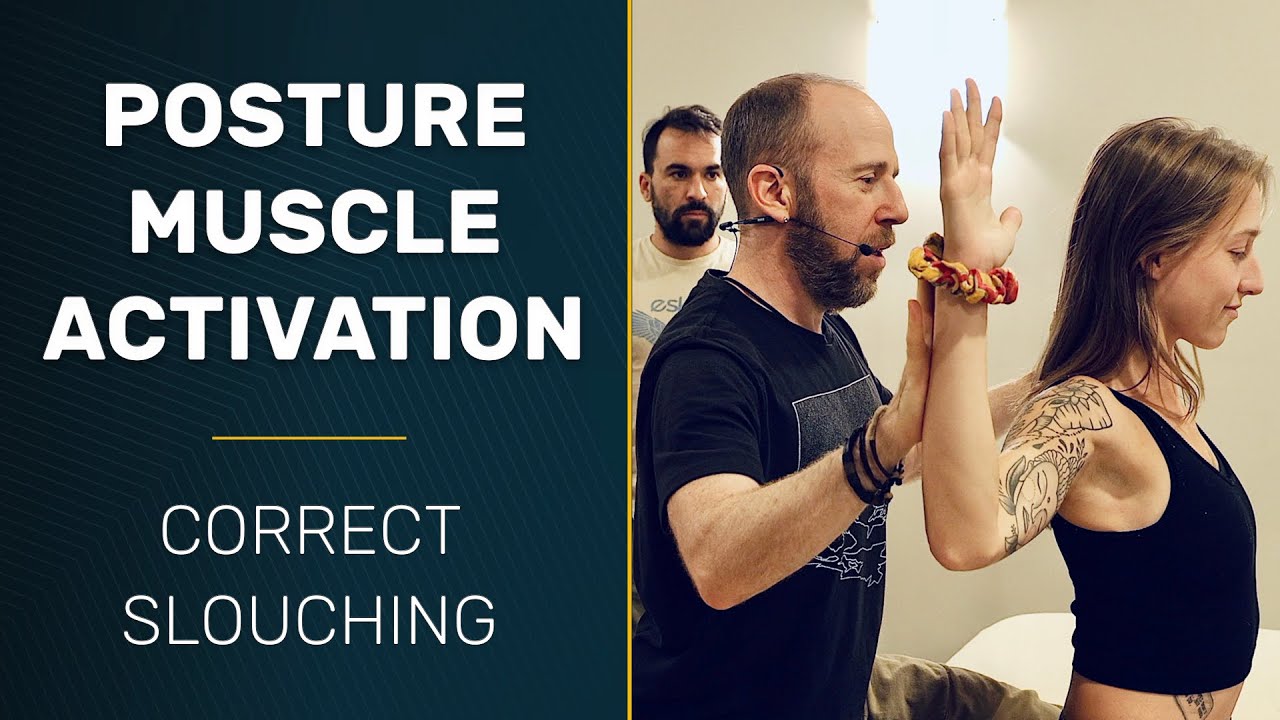 Bodywork to Correct Slouching & Poor Posture | Hands-On Scapular Muscle ...