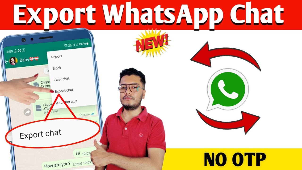 How to export WhatsApp chat | WhatsApp chat ko kaise export kare 🔥 ...