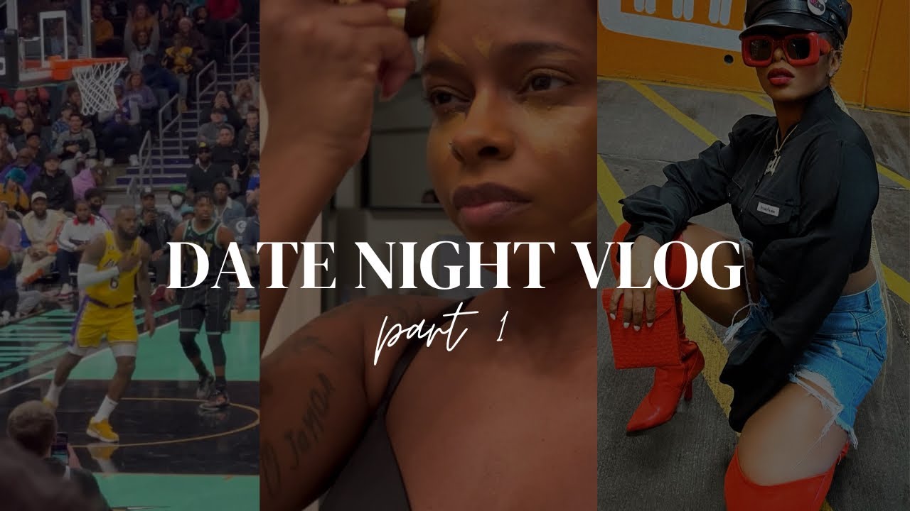 DATE NIGHT | WEEKLY VLOG PART l NBA BASKETBALL GAME - YouTube