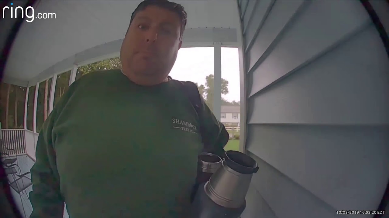 Welcome home fart courtesy of Ring camera - YouTube