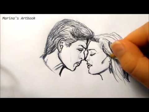 How to Draw VEER ZAARA JODI | Bollywood Speed Drawing HD