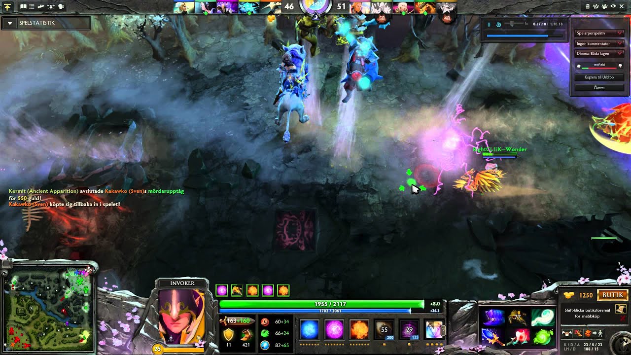 Ultra kill combo by Invoker - YouTube