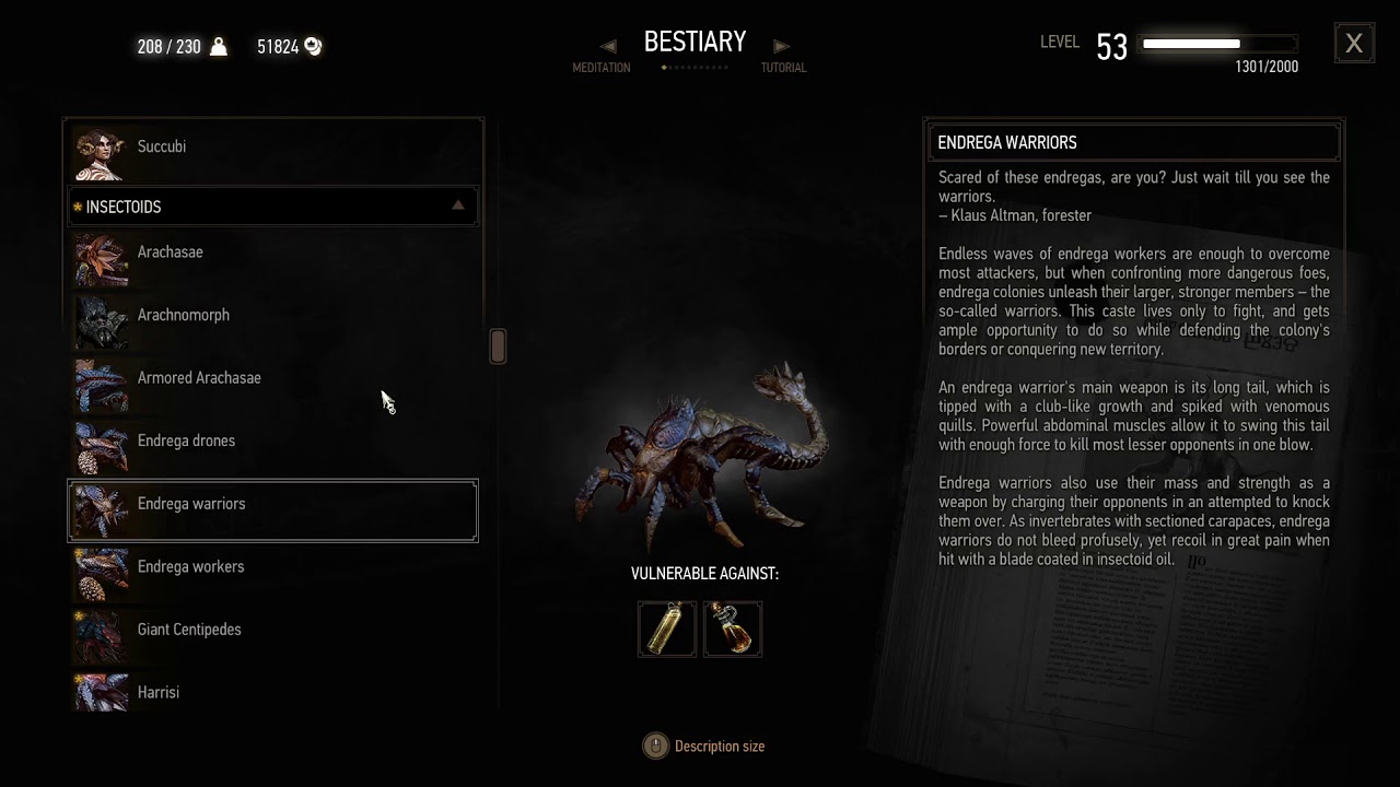 The Witcher 3: Bestiary: Insectoids: Endrega Warriors - YouTube