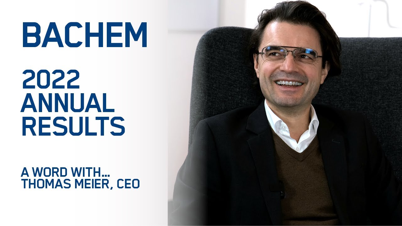 2022 Annual Results - A word with… Thomas Meier, CEO of Bachem - YouTube