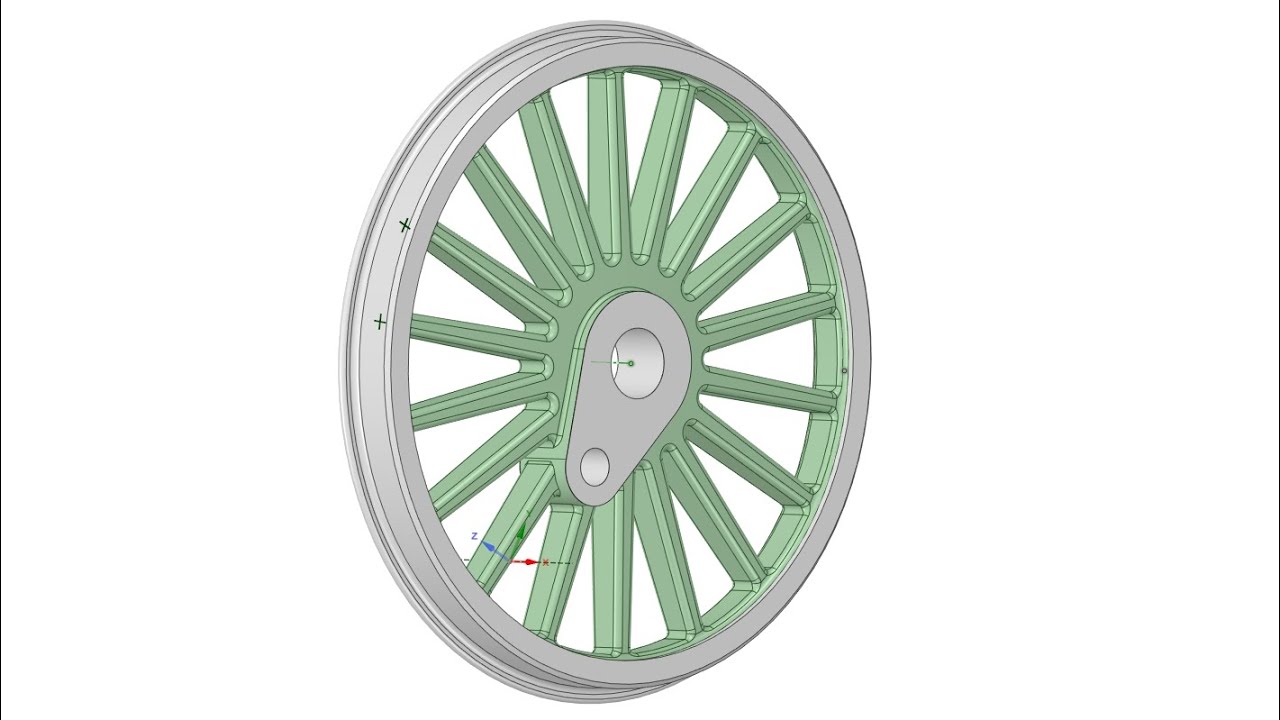 Springbok 5in loco wheel - YouTube