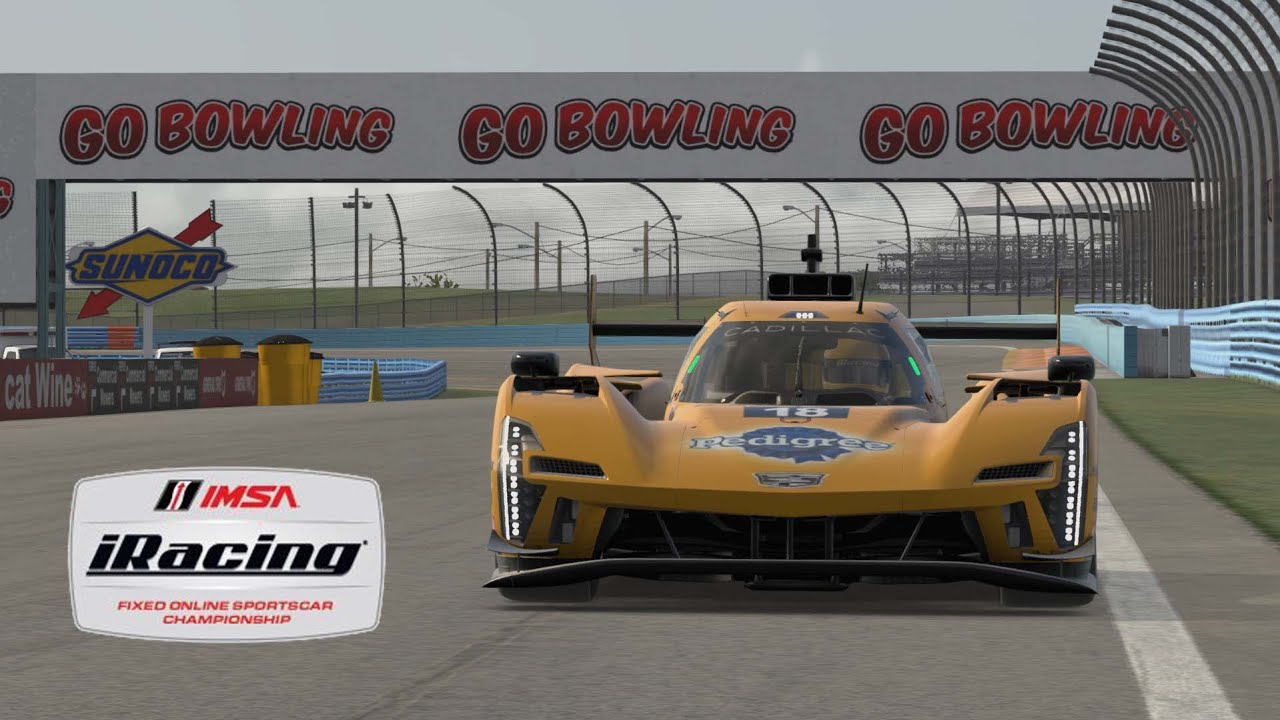 Pit Strategy & Intense Battles - IMSA iRacing Series - YouTube