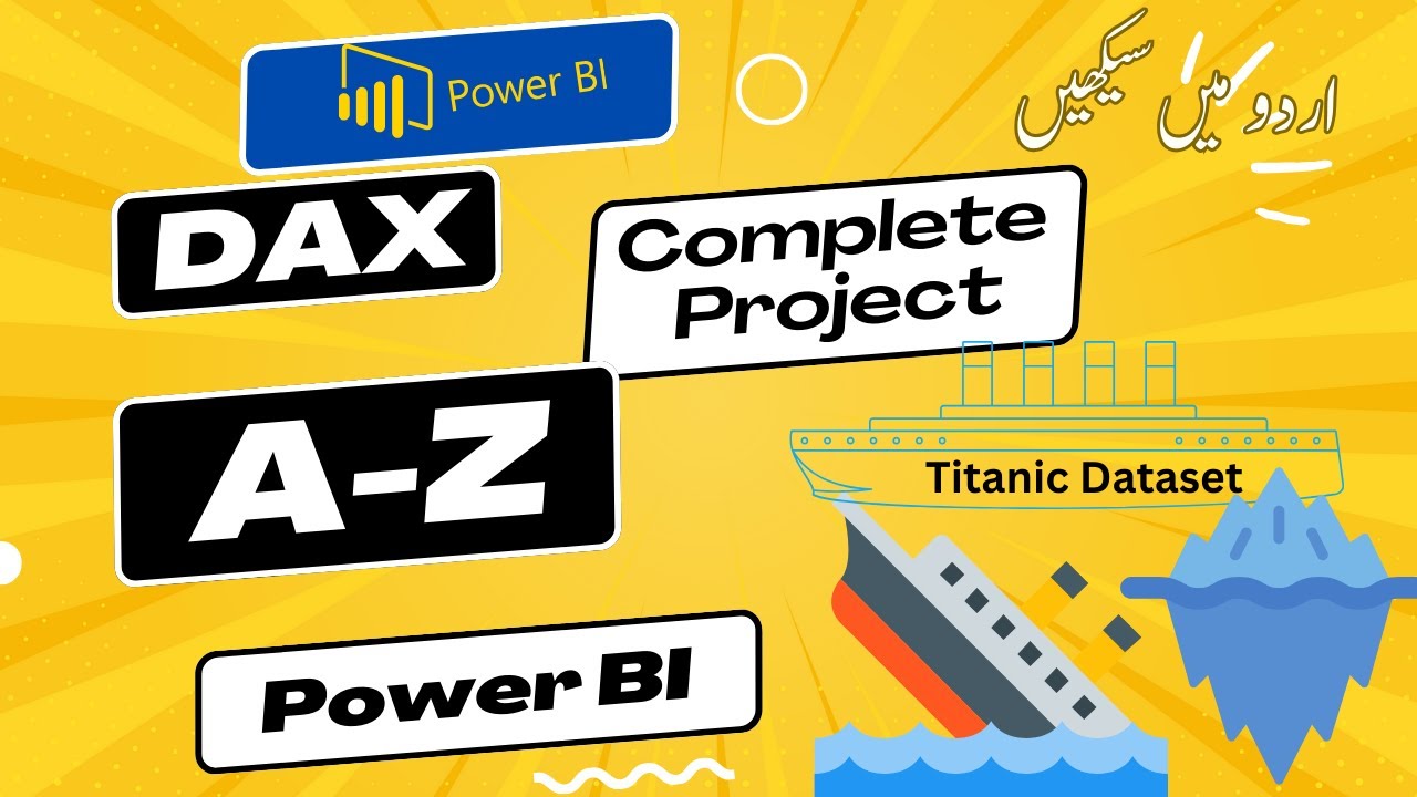 Power BI DAX project A-Z on titanic Dataset | Codanics - YouTube