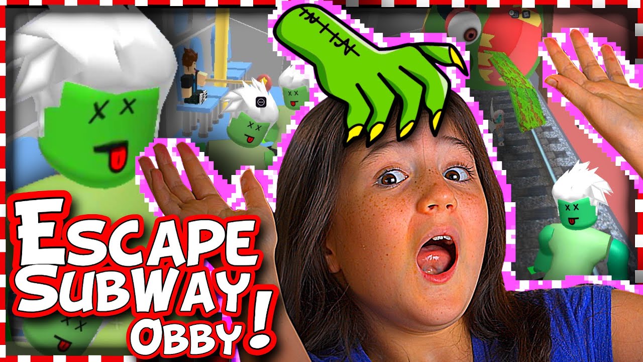 Escape the Subway Obby! / Zombie Infested Subway! - YouTube