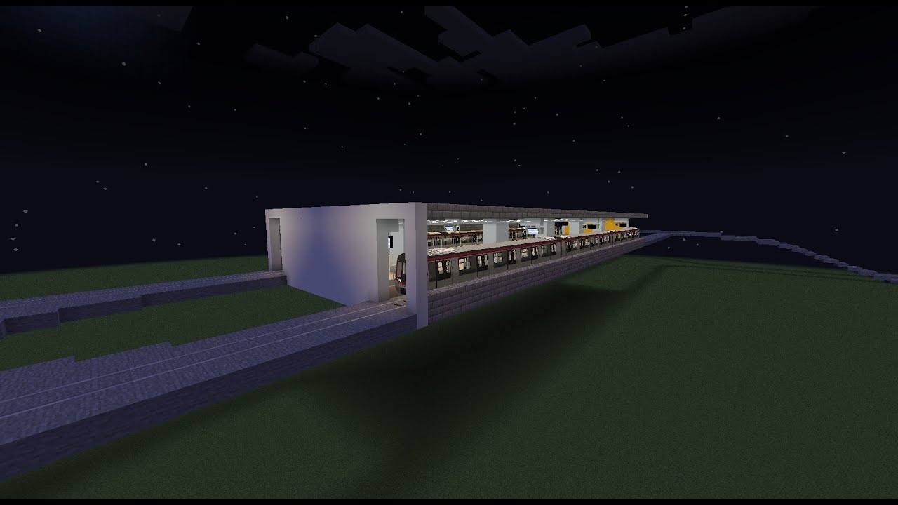 #南港島綫行車片段 在#Minecraft 從#金鐘 去#海怡半島 (#STrain)(#JAVA)(Minecraft - #MTR MOD ...