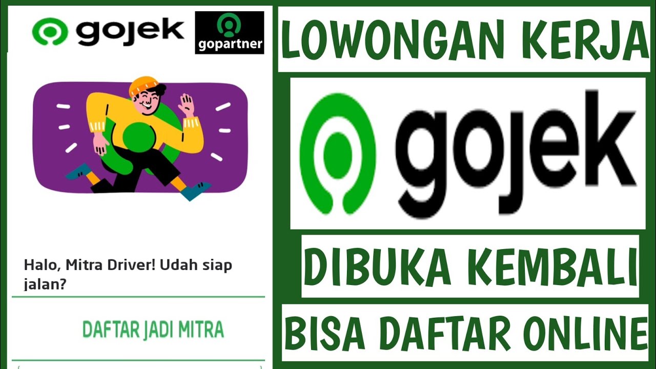 Cara Daftar Gojek Secara Online Terbaru Langsung Aktif - YouTube