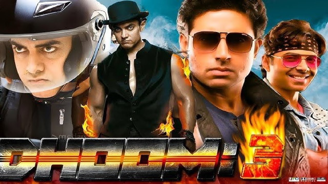 DHOOM3, indian movies, Katrina kaif and Amir Khan, indian action ...