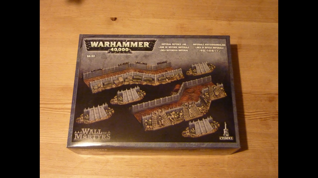 Wall of Martyrs - Imperial Defence Line unboxing and review (WH40K ...