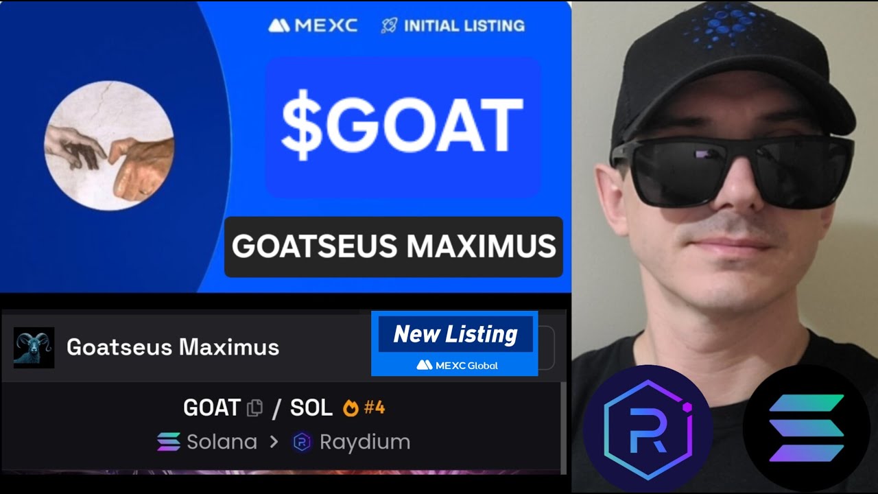 $GOAT - GOATSEUS MAXIMUS TOKEN CRYPTO COIN HOW TO BUY GOAT MEXC GLOBAL ...