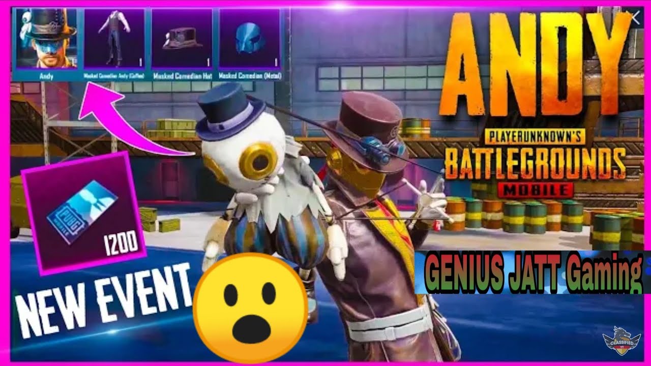 Andy character in pubg mobile | New Character Andy is here |Andy kab aa ...