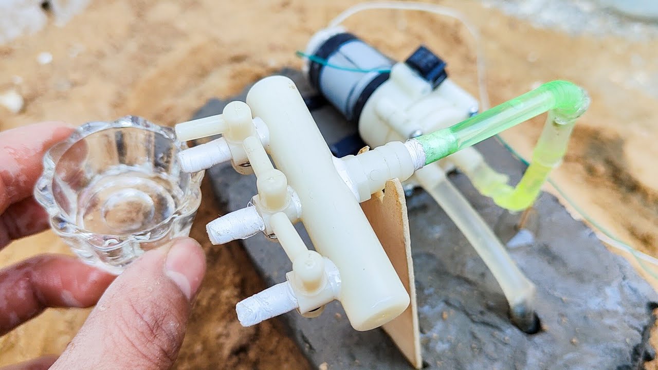 How to make water pump | Science project | Electric water pump .3 - YouTube