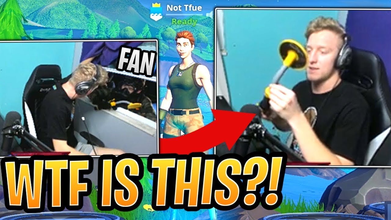 Tfue Gets WEIRDEST Gift Given to Him at His Window by a Fan! - Fortnite ...