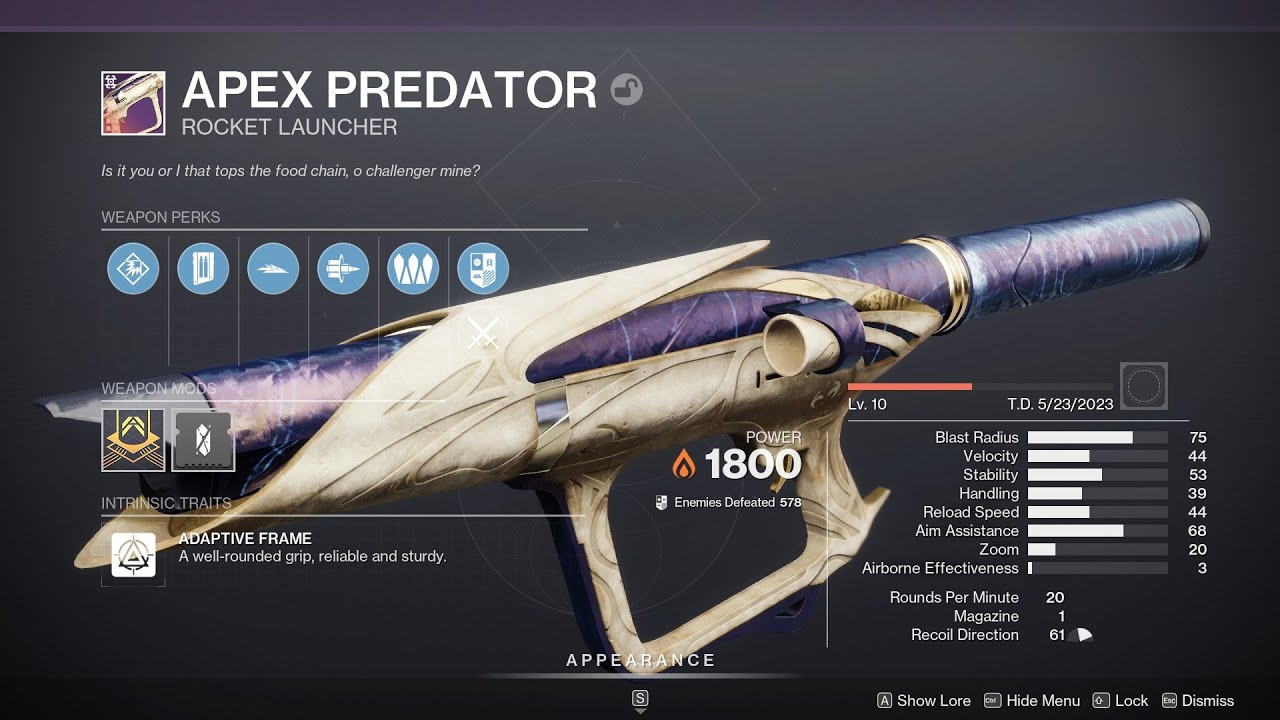 Destiny 2 Apex Predator Slideways/BNS DPS w/ Rain of Fire - YouTube